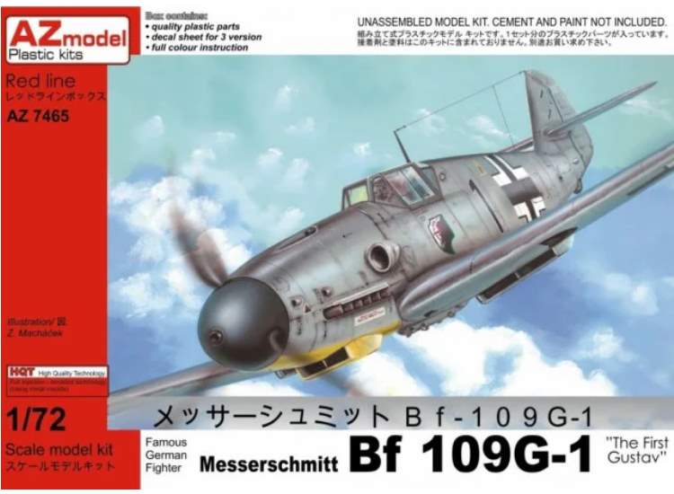 AZ Models AZM7465 1/72 - Messerschmitt Bf-109G-1 'The First Gustav' – Models For Sale Ltd