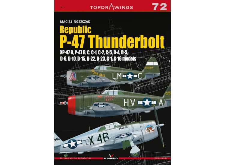 Kagero KAG7072 - - Top Drawings 72 - P-47 Thunderbolt – Models For Sale Ltd