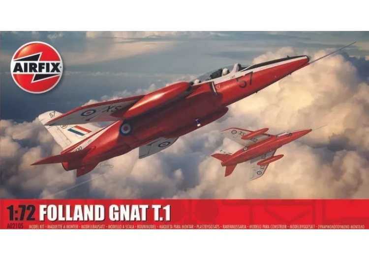 Airfix AA02105 1/72 - Folland Gnat T.1 – Models For Sale Ltd