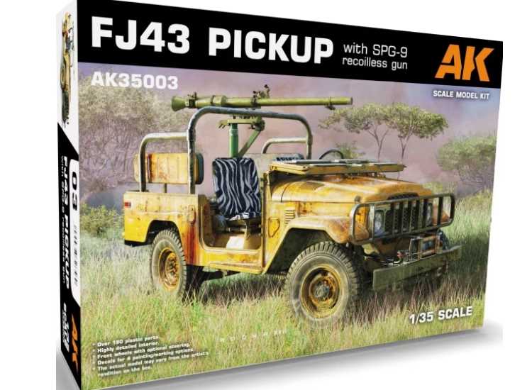 AK Interactive AAK35003 1/35 - FJ43 Pickup With SPG-9 Recoilless Gun ...