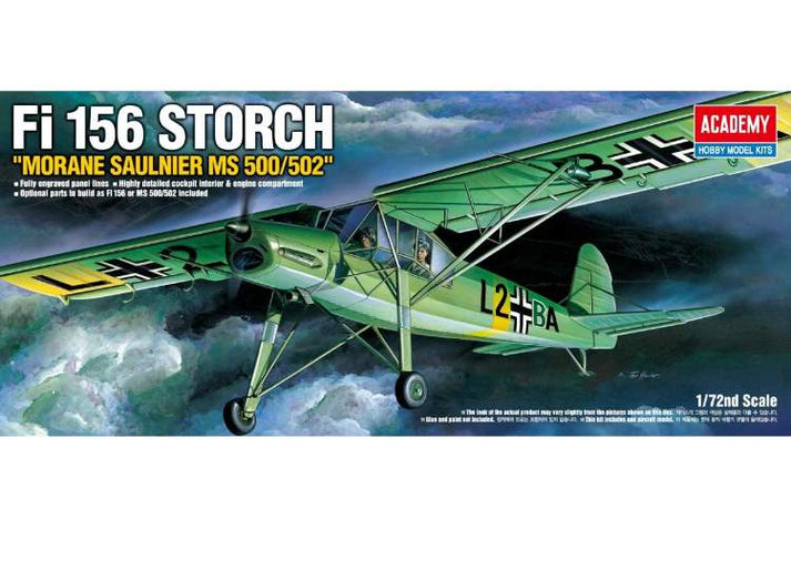 Academy AC12459 1/72 - Fieseler Fi-156 Storch – Models For Sale Ltd