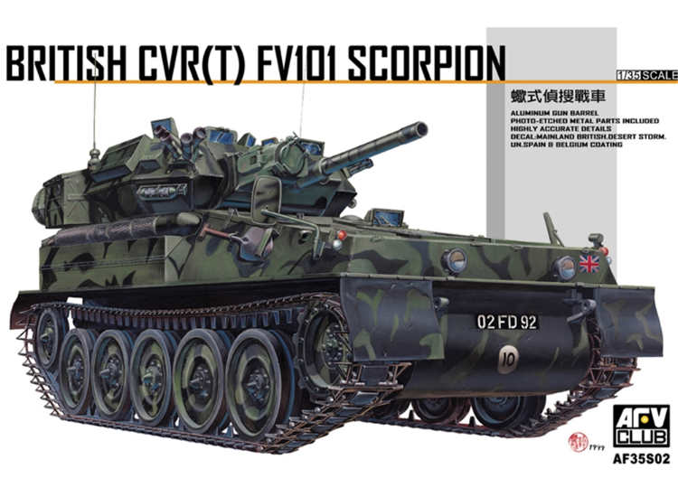 AFV Club AFV35S02 1/35 - British CVR(T) FV101 Scorpion – Models For ...