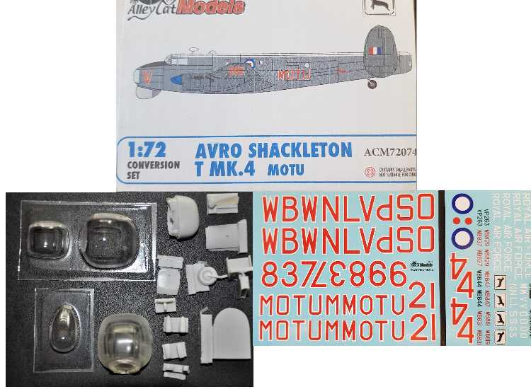 Alley Cat ALM72074C 1/72 - Shackleton T Mk.4 'MOTU' conversion set ...