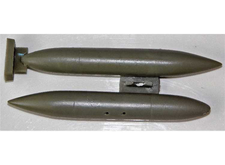 Alley Cat ALMOAO48013 1/48 - Harrier 190 Gallon un-finned Drop Tanks ...