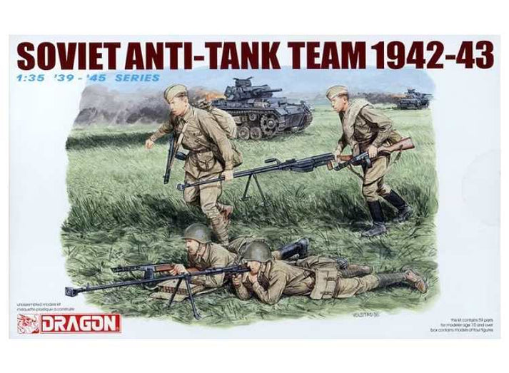 Dragon DN6049 1/35 - Soviet Anti Tank team 1942/43 – Models For Sale Ltd