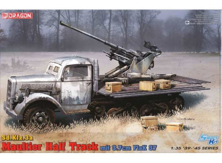 Dragon DN6788 1/35 - Sd.Kfz.3a Maultier Half Track mit 3.7cm Flak 37 ...
