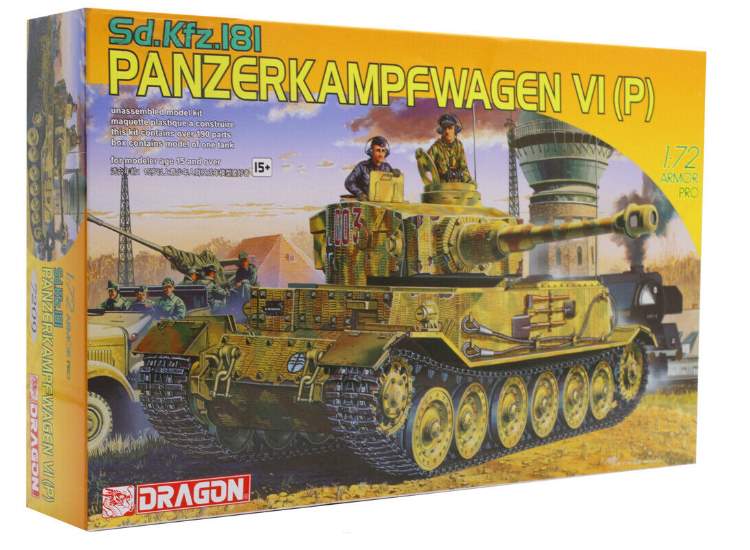 Dragon DN7209 1/72 - Sd.Kfz181 Panzerkampfwagen VI(P) Ferdinand Tiger ...