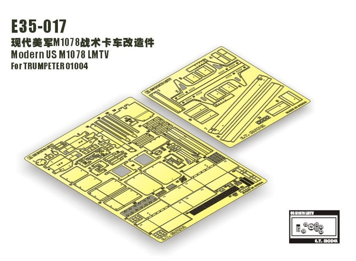 ET Model ETME35-017 1/35 - Modern US M1078 LMTV Photo Etch (for Trumpe ...