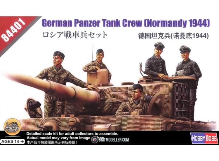 Hobbyboss HBB84401 1/35 - German Panzer Tank Crew - Normandy 1944 ...