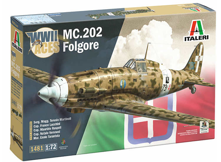 Italeri 1481 1/72 - MC.202 Folgore Aces – Models For Sale Ltd