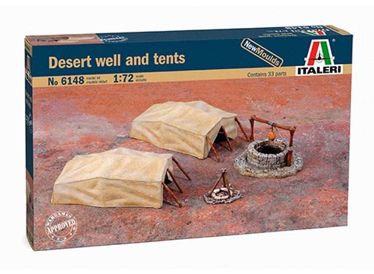 Italeri IT6148 1/72 - Desert Well & Tents – Models For Sale Ltd