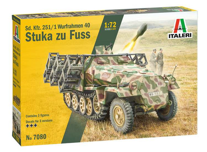 Italeri IT7080 1/72 - Sd. Kfz. 251/1 Wurfrahmen 40 Stuka zu Fuss ...