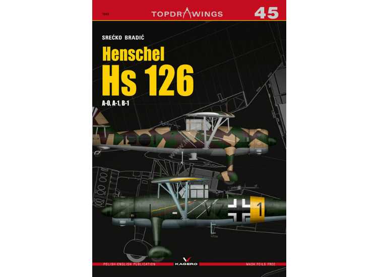 Kagero KAG7045 - - Top Drawings 45 - Henschel Hs 126 – Models For Sale Ltd