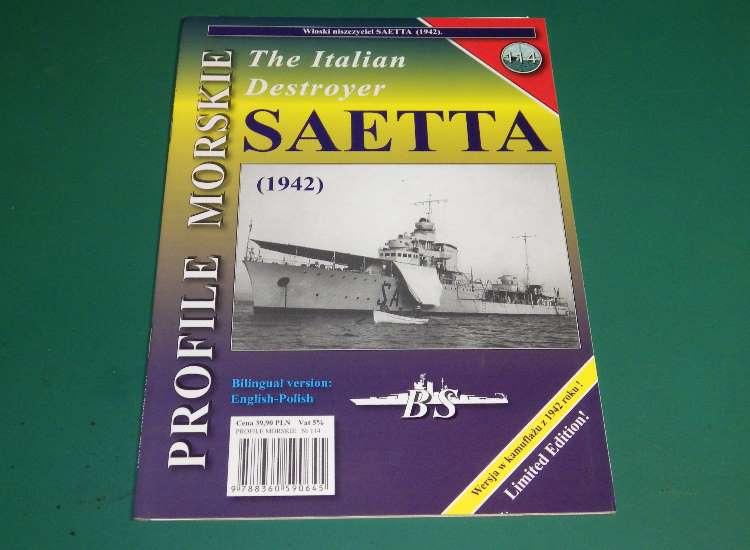 Profile Morskie MFS40205 - - 114 - The Italian Destroyer Saetta ...