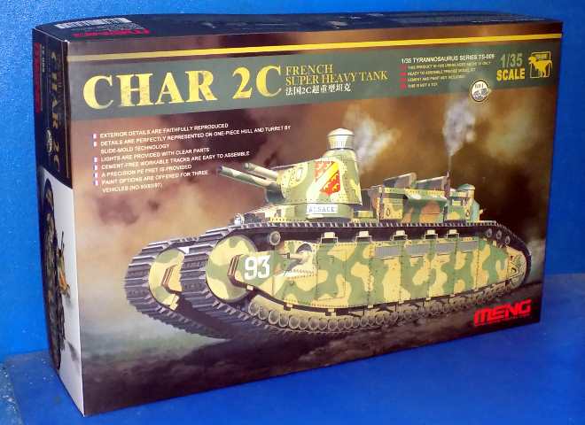 Meng Model MGMTS-009 1/35 - French Super Heavy Tank Char 2C – Models For Sale Ltd