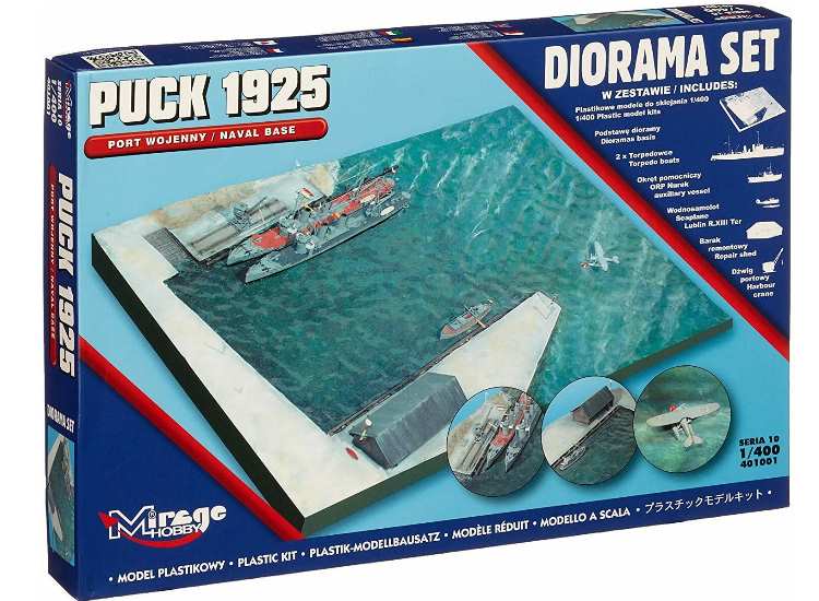 Mirage Hobby MI401001 1/400 - Puck 1925 - Naval Base Diorama – Models ...