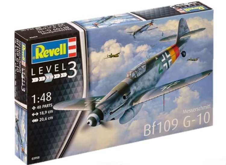 Revell RR3958 1/48 - Messerschmitt Bf109 G-10 – Models For Sale Ltd