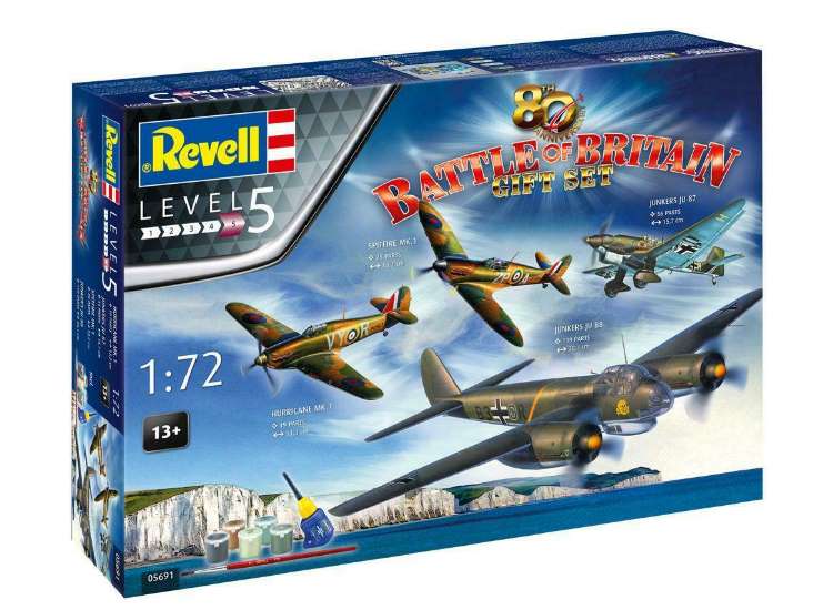 Revell RR5691 1/72 - 80th Anniversary Battle Of Britian Gift Set (4 Mo ...