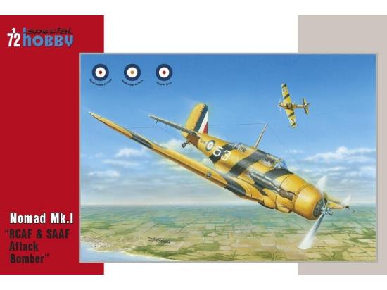 Special Hobby SH72292 1/72 - Nomad Mk. I - RCAF, RAF and SAAF Attack B ...
