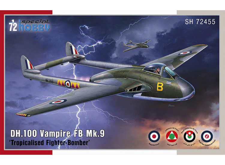 Special Hobby SH72455 1/72 - DH.100 Vampire FB Mk.9 Tropicalised Fight ...