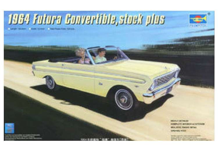 Trumpeter 02509 1/25 - 1964 Ford Falcon Futura Convertible, stock plus ...