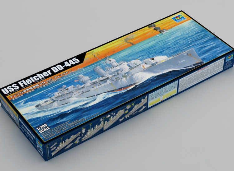Trumpeter 03723 1/200 - USS Fletcher DD-445 – Models For Sale Ltd