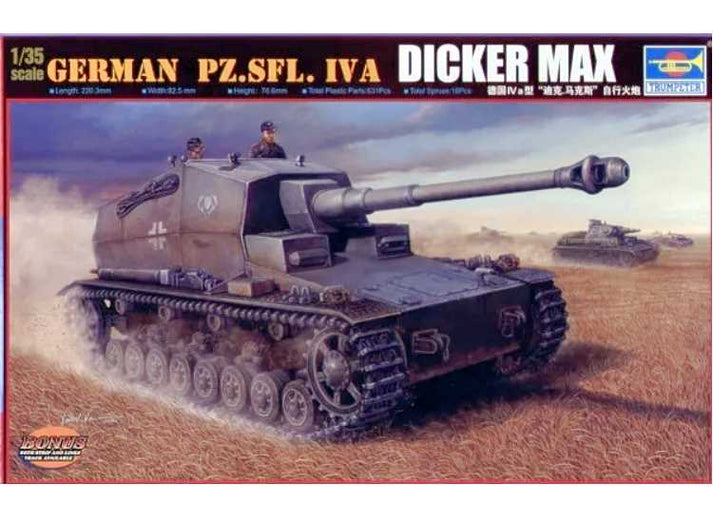 Trumpeter TP348 1/35 - German Pz.Sfl. IVa 'Dicker Max' – Models For ...