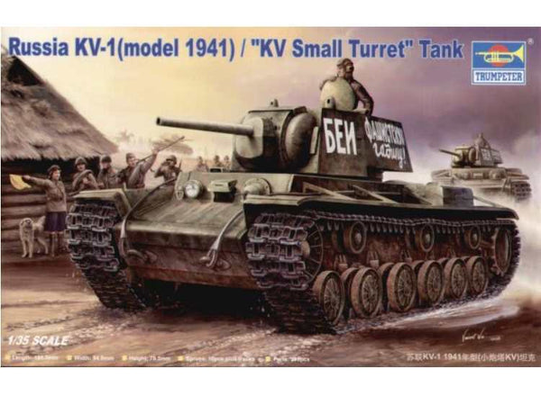 Trumpeter TP356 1/35 - KV-1 Soviet Tank 1941 Model Small Turret ...