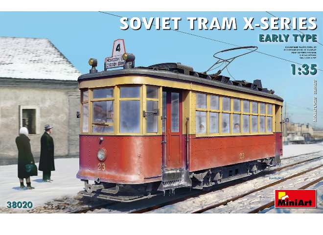 Miniart UMA38020 1/35 - Soviet Tram X-Series Early Type – Models For ...
