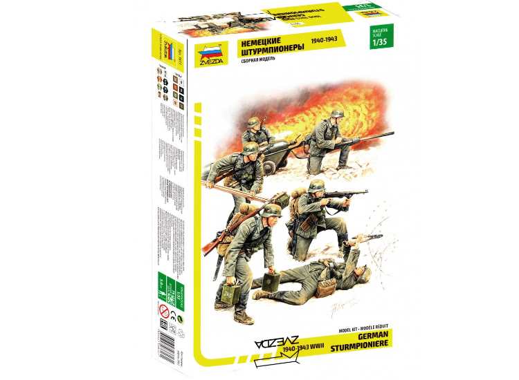 Zvezda ZV3613 1/35 - German Sturmpioniere WWII – Models For Sale Ltd