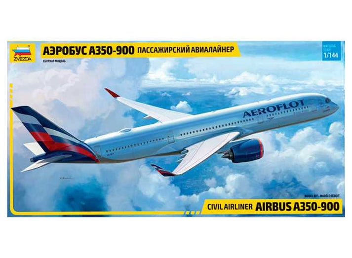 Zvezda ZV7039 1/144 - Airbus A350-900 Aeroflot – Models For Sale Ltd