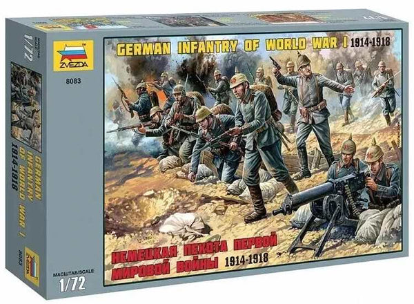 Zvezda ZV8083 1/72 - German Infantry WWI – Models For Sale Ltd